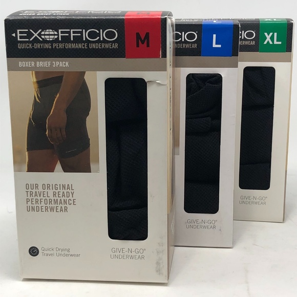 Exofficio | Underwear & Socks | 3 Pack Exofficio Givengo Breathable ...